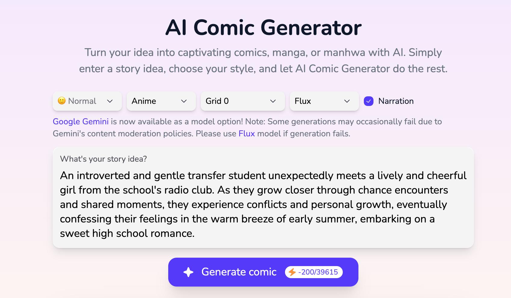 How to Create Comics With AI Comic Generator