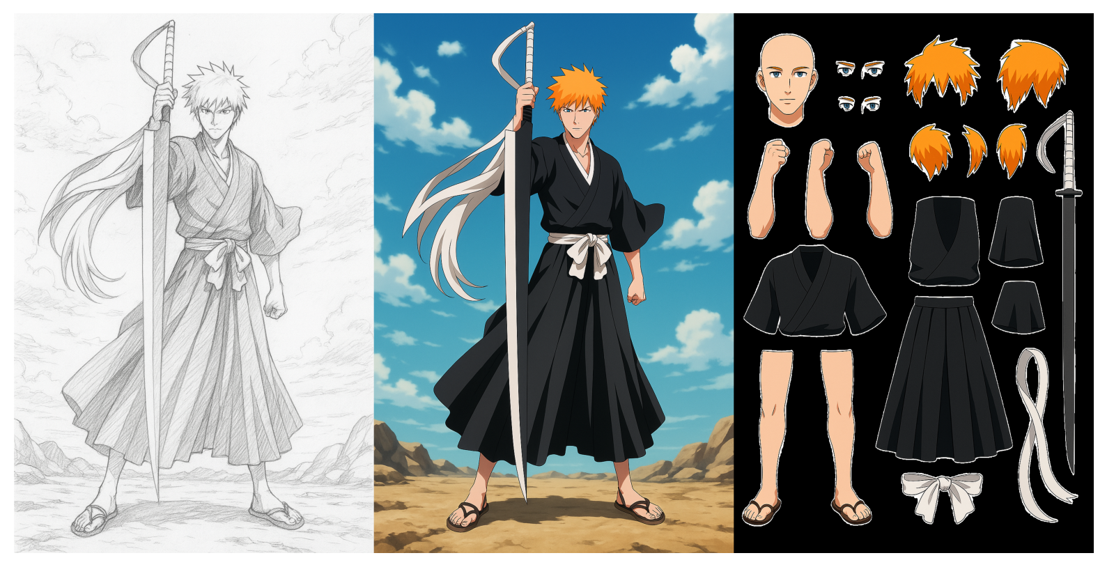 Transform Flat Art into Layered, Animation-Ready OC